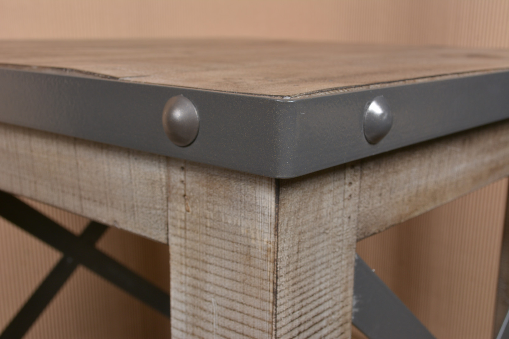Horizon Home Furniture - Urban Rustic Gray End Table